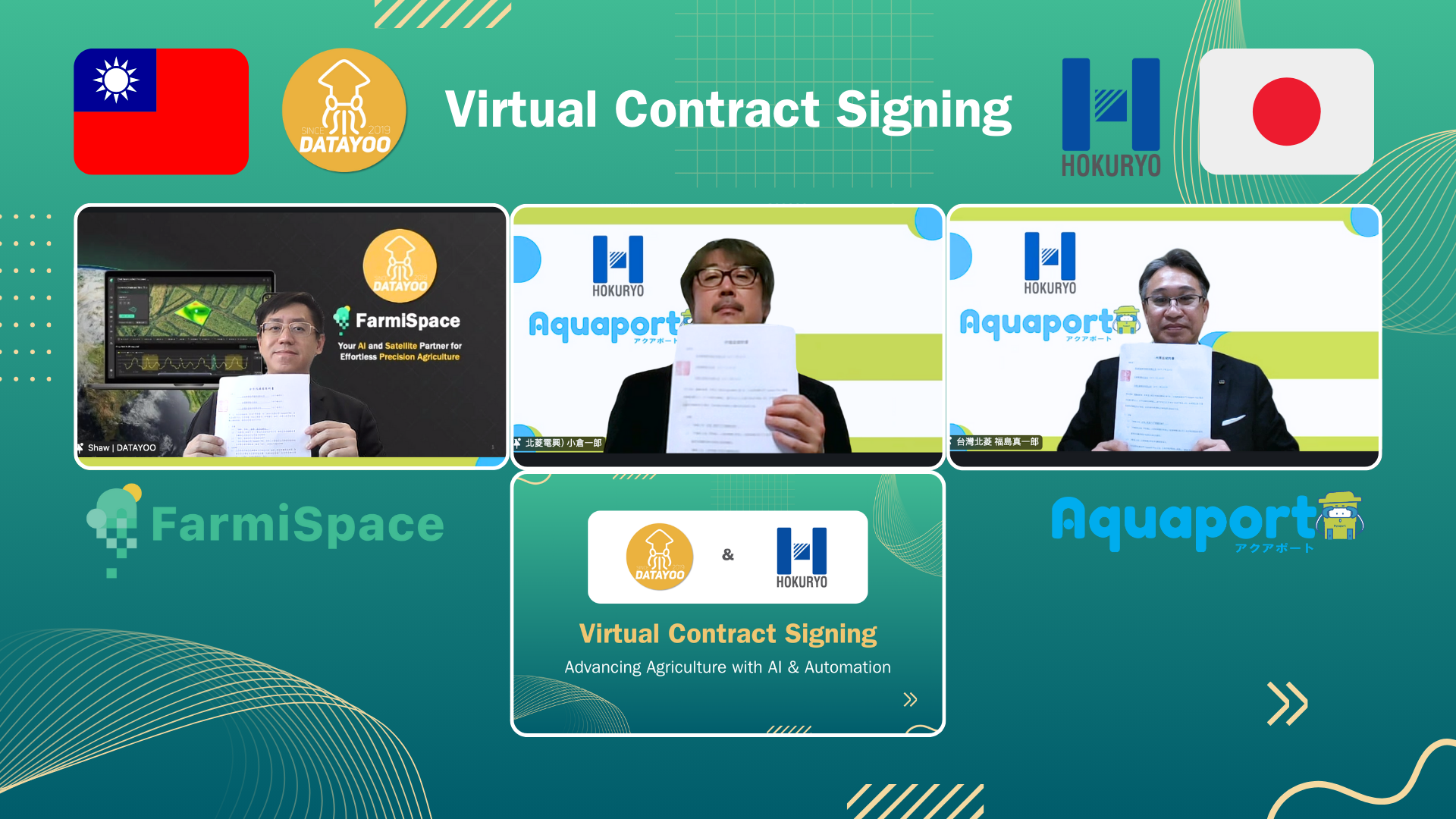 FarmiSpace | DATAYOO Partners with HOKURYO DENKO to Advance Smart Irrigation for Rice Farming